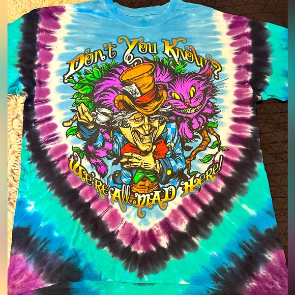 Liquid Blue | Shirts | Liquid Blue Alive In Wonderland Tee | Poshmark